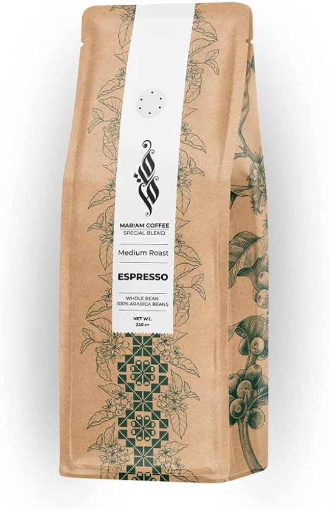 Mariam Coffee Espresso Whole Beans 250g – MyJam Food