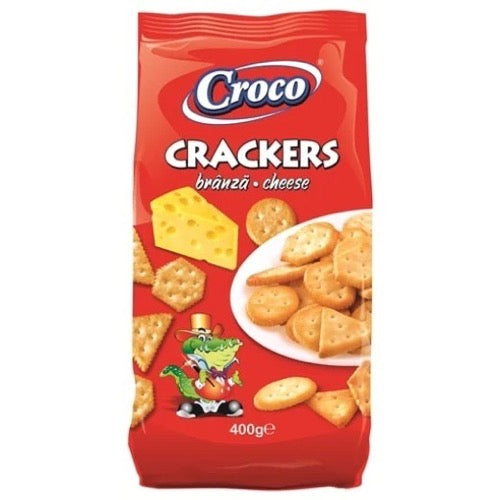 Croco Crackers Biscuits with cheese Flavour 400g – MyJam Food