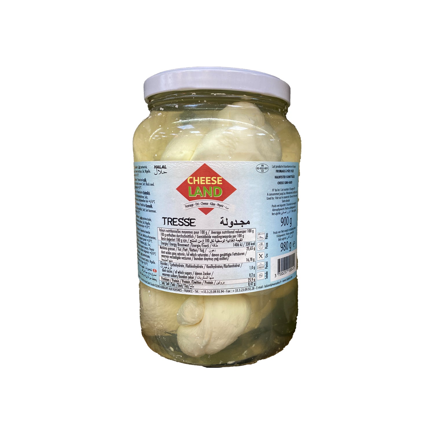 Cheese Land Tresse 900g – MyJam Food