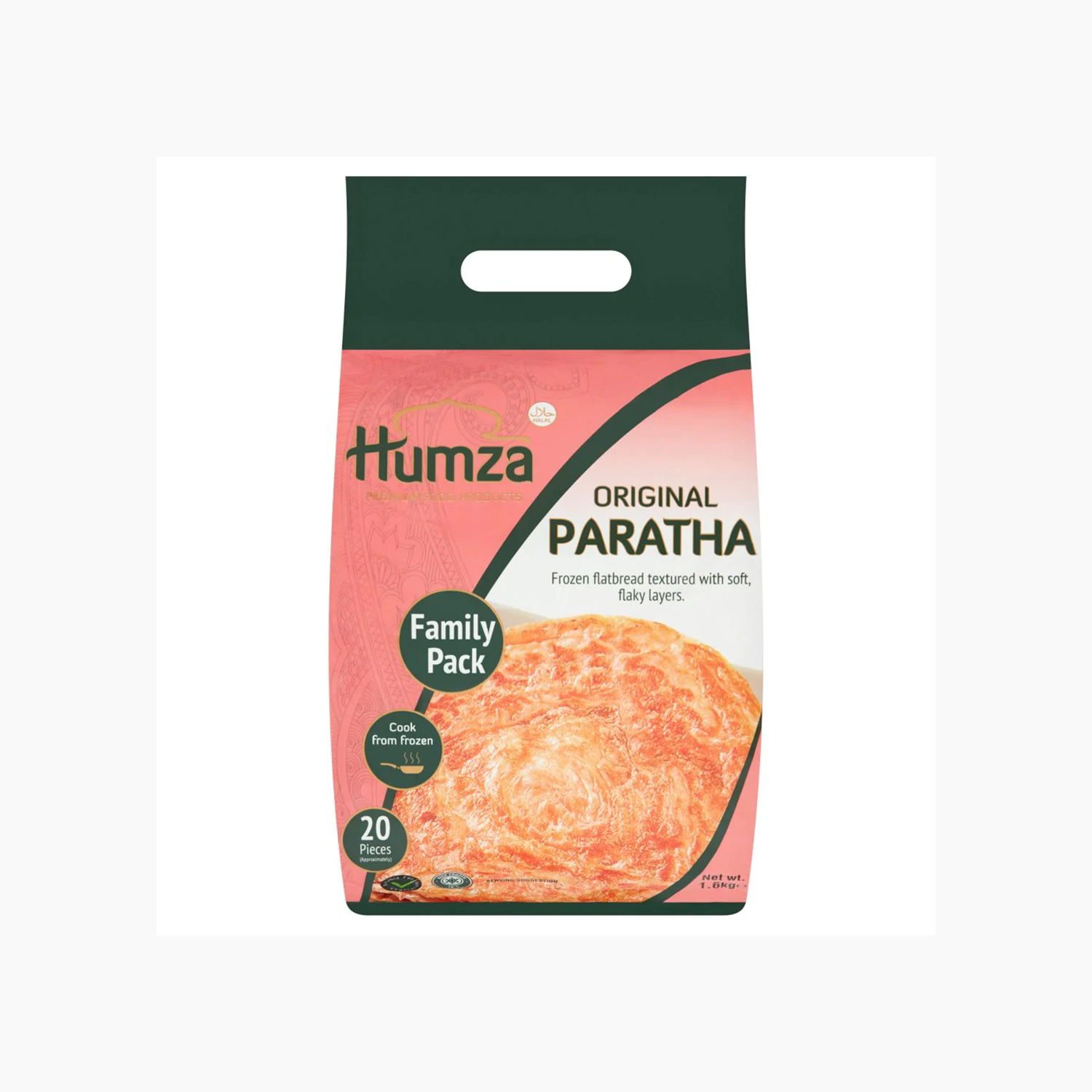 Flatbread: Humza Original Paratha 20Pcs – MyJam Food