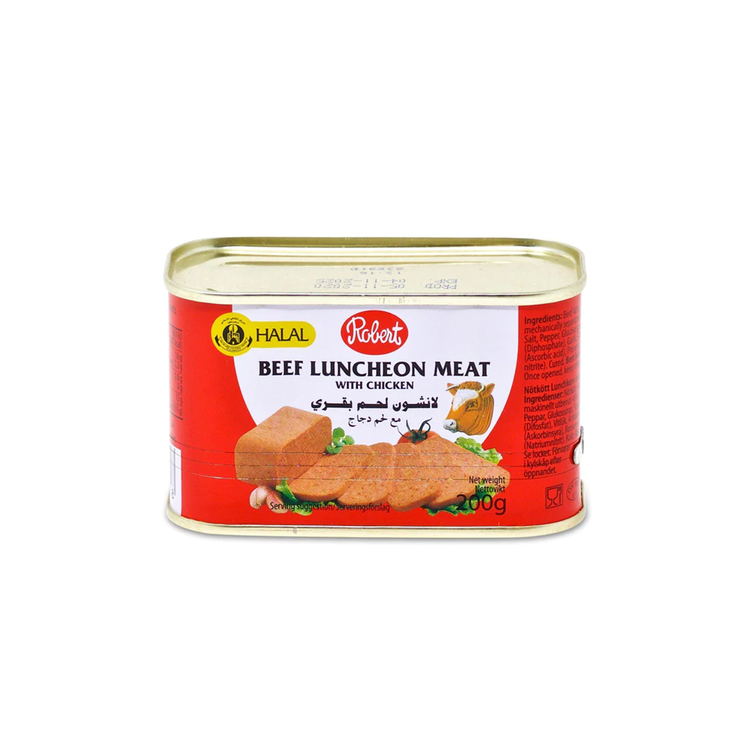 Robert Beef Luncheon Meat With Chicken Halal 200G – MyJam Food