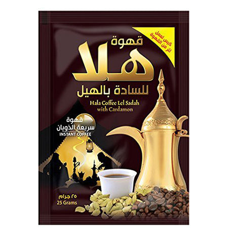 Hala Coffee With Cardamom 12 Sachets 25G – MyJam Food