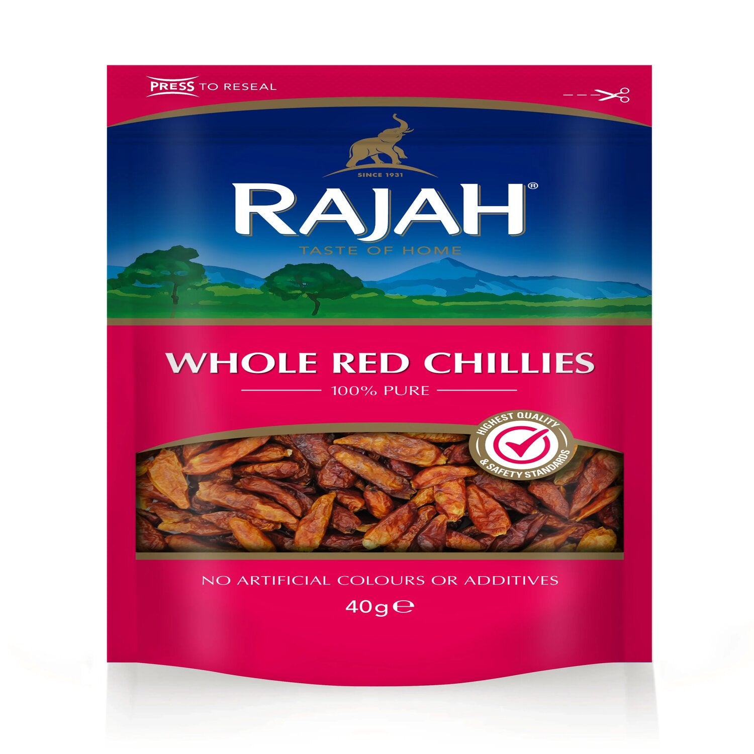 Rajah Whole Red Chilli 40g – MyJam Food