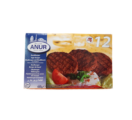 Anur Beef Burger 660G – MyJam Food