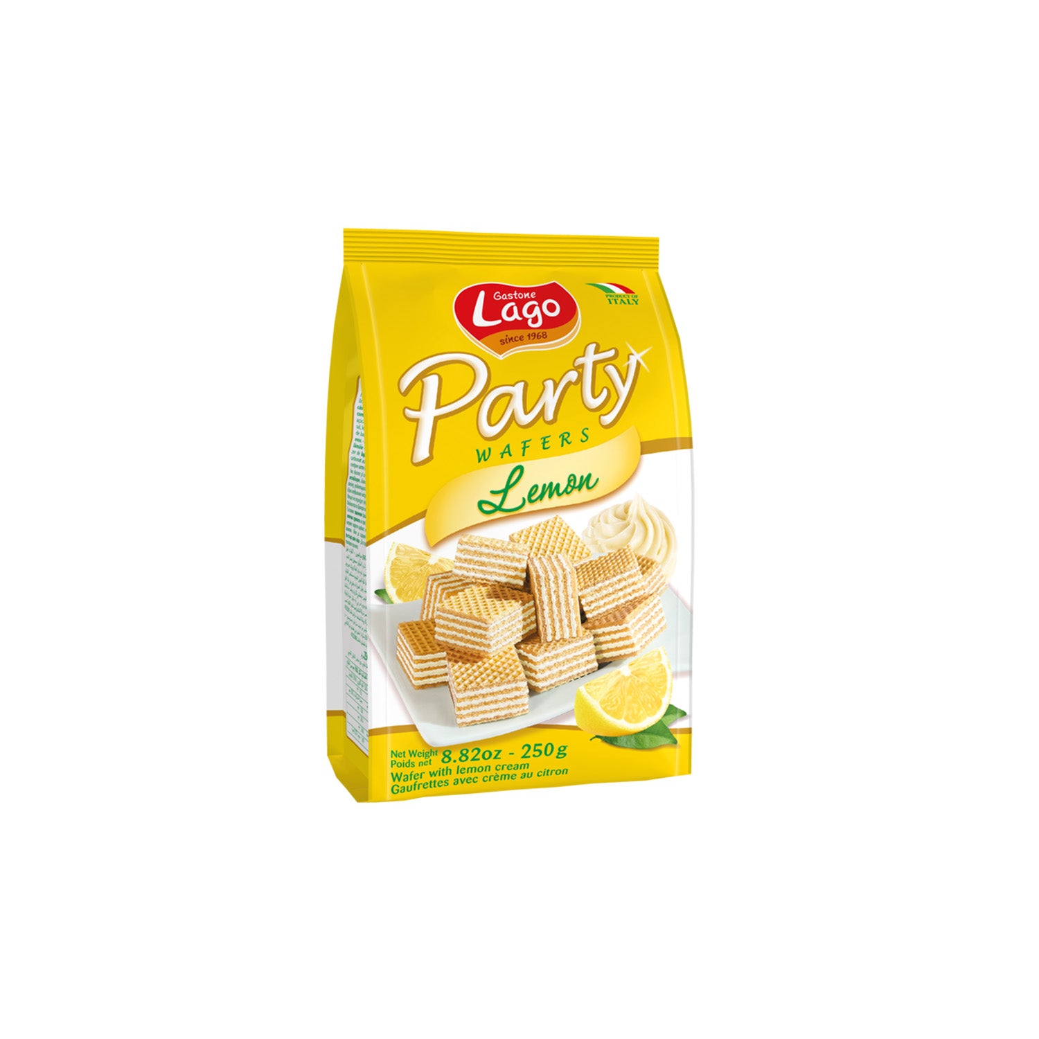 Gastone Lago Lemon Wafers 250g – MyJam Food