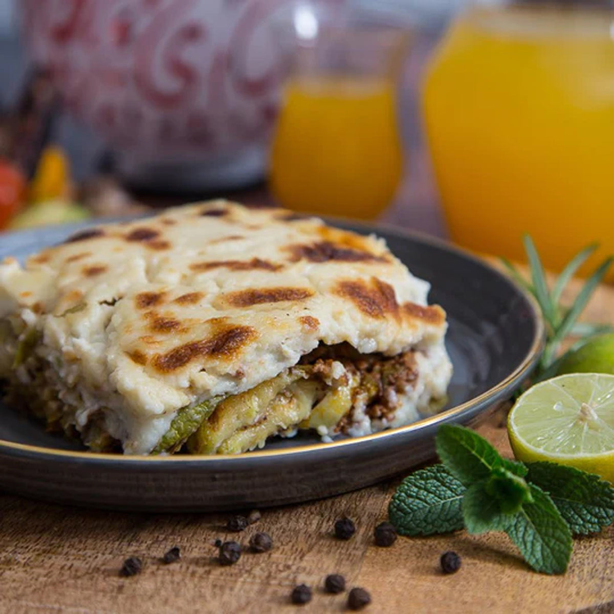 Alaz Courgette Bechamel with minced meat Serves 4 - Cooked – MyJam Food