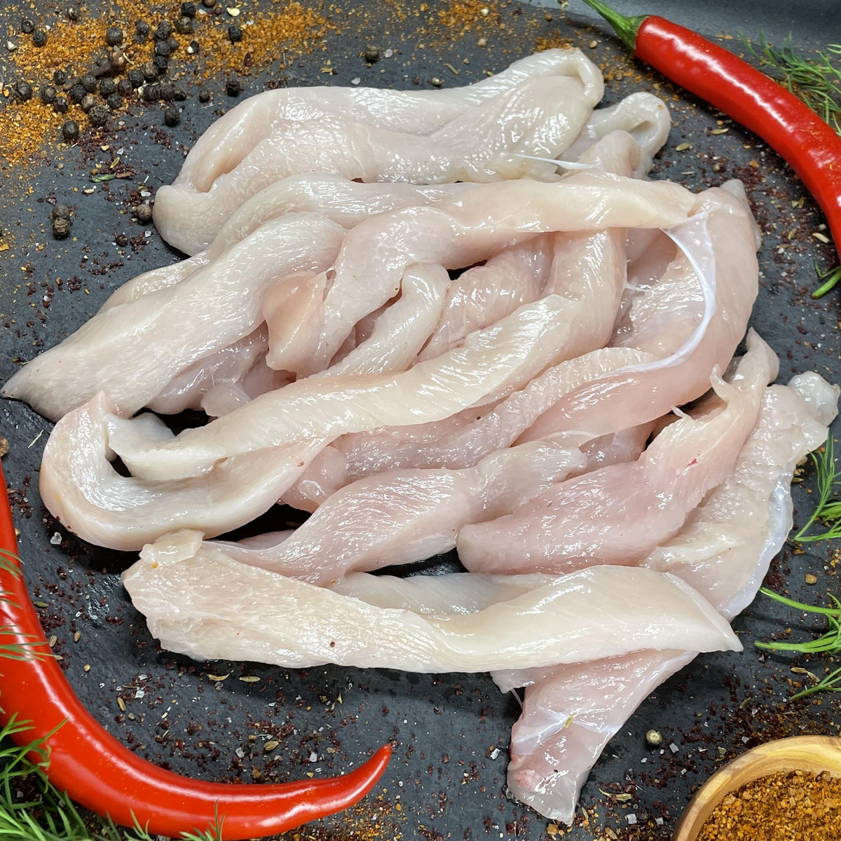 Halal poultry meat grocery: Order Halal Chicken Strips 500G – MyJam Food