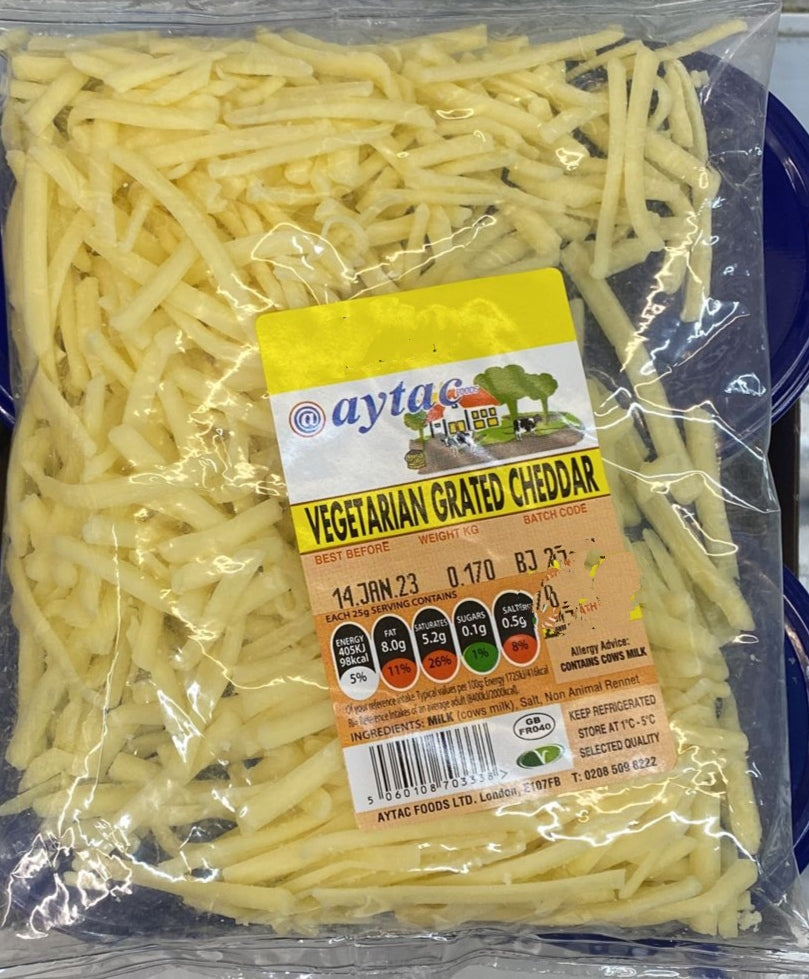 Aytac Grated Cheddar 170g – MyJam Food