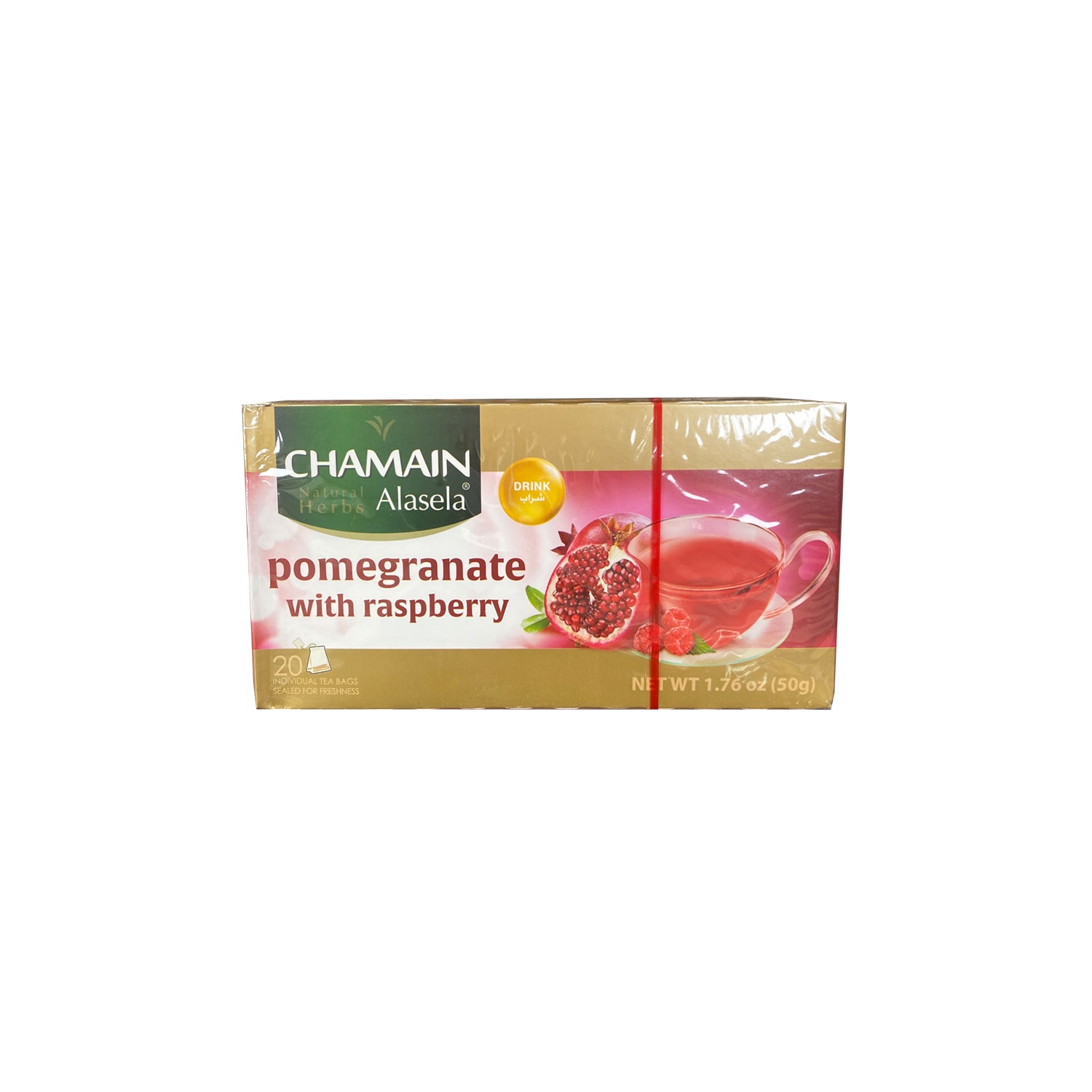 Chamain Pomegranate with Raspberry Tea 20bags – MyJam Food