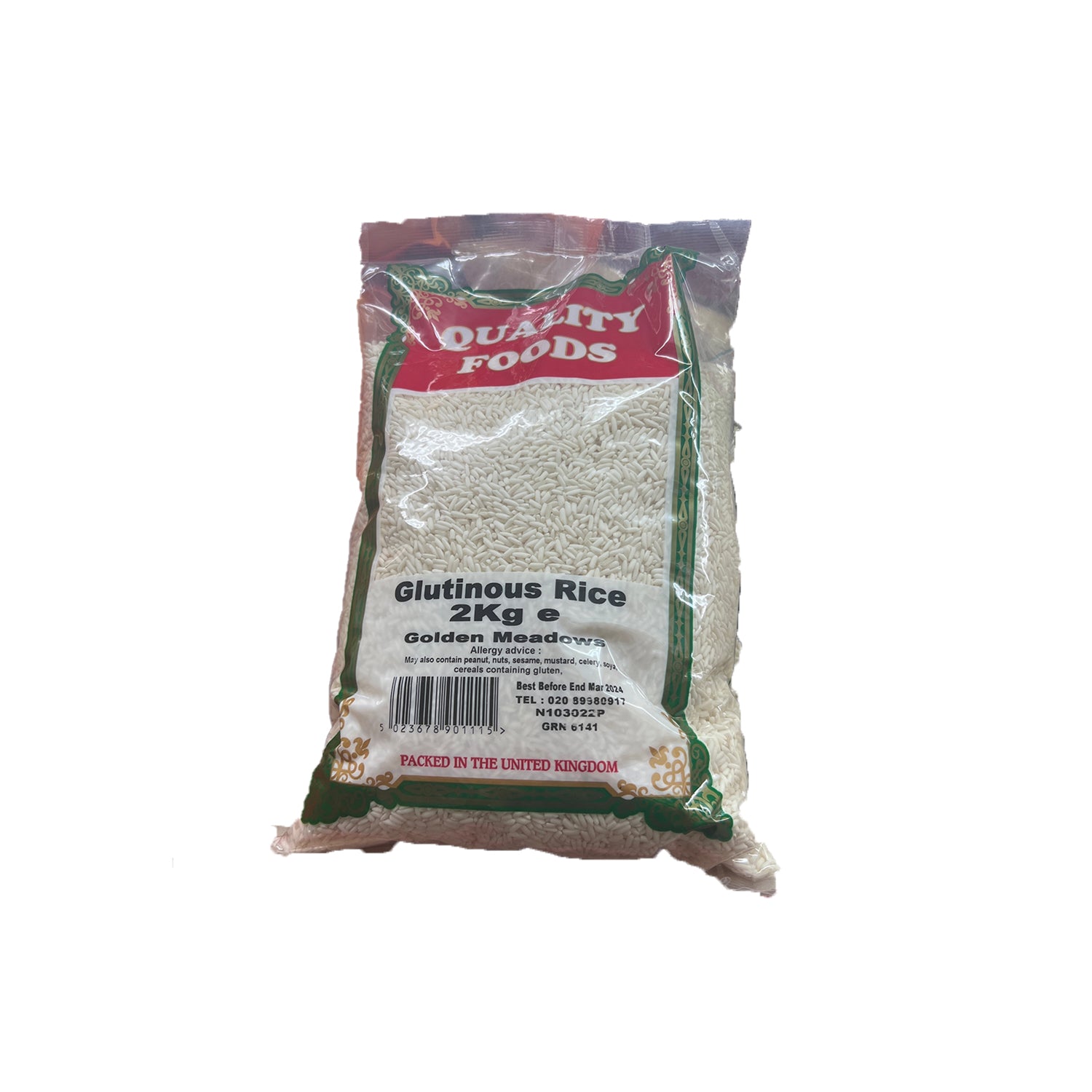 Quality Foods Glutinous Rice 2kg – MyJam Food
