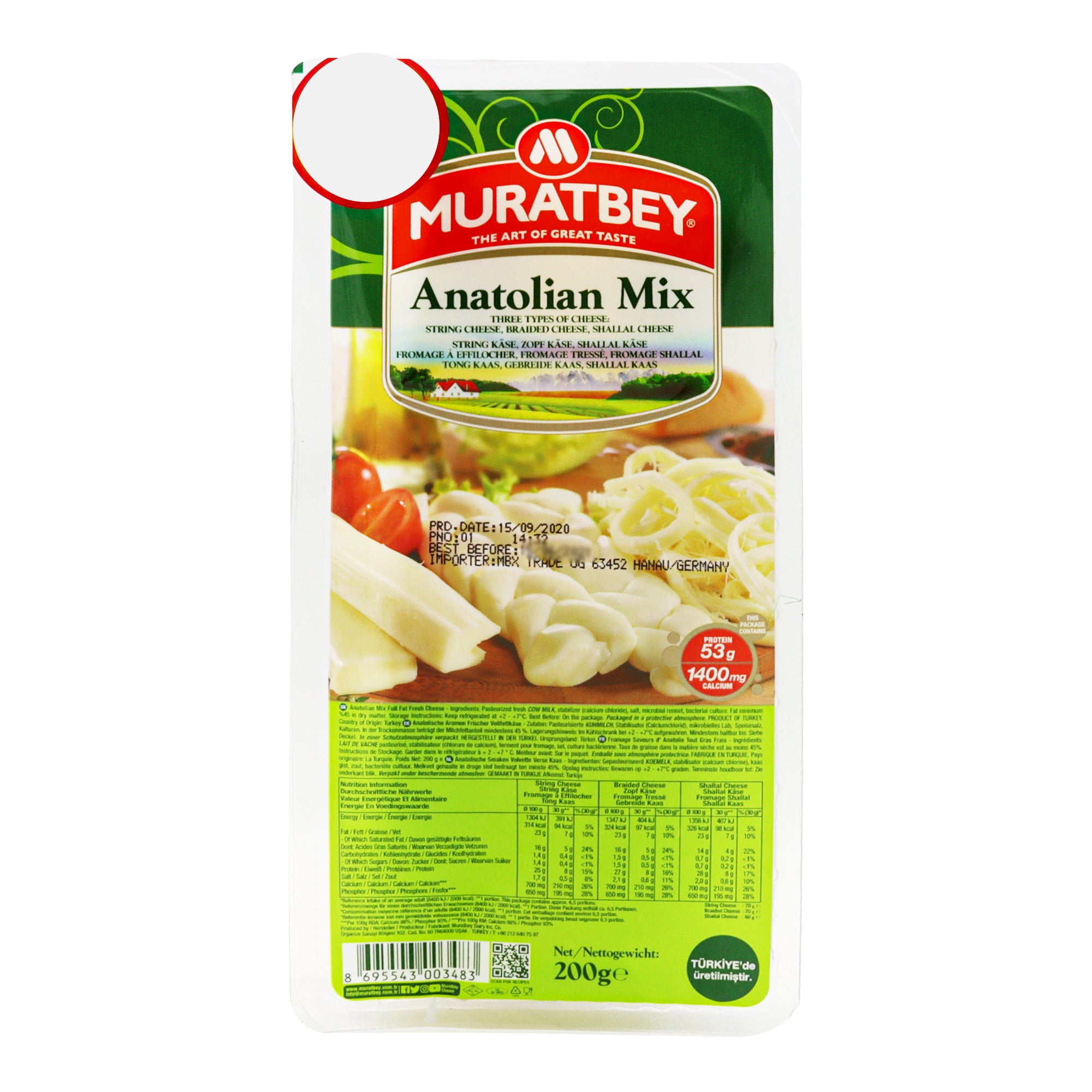 Muratbey Anatolian Mix Cheese 200g – MyJam Food