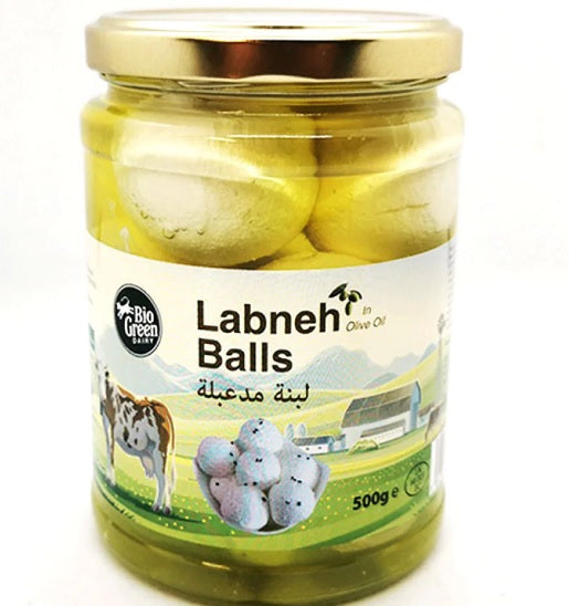 Bio Green Labneh Balls In Olive Oil 500g – MyJam Food